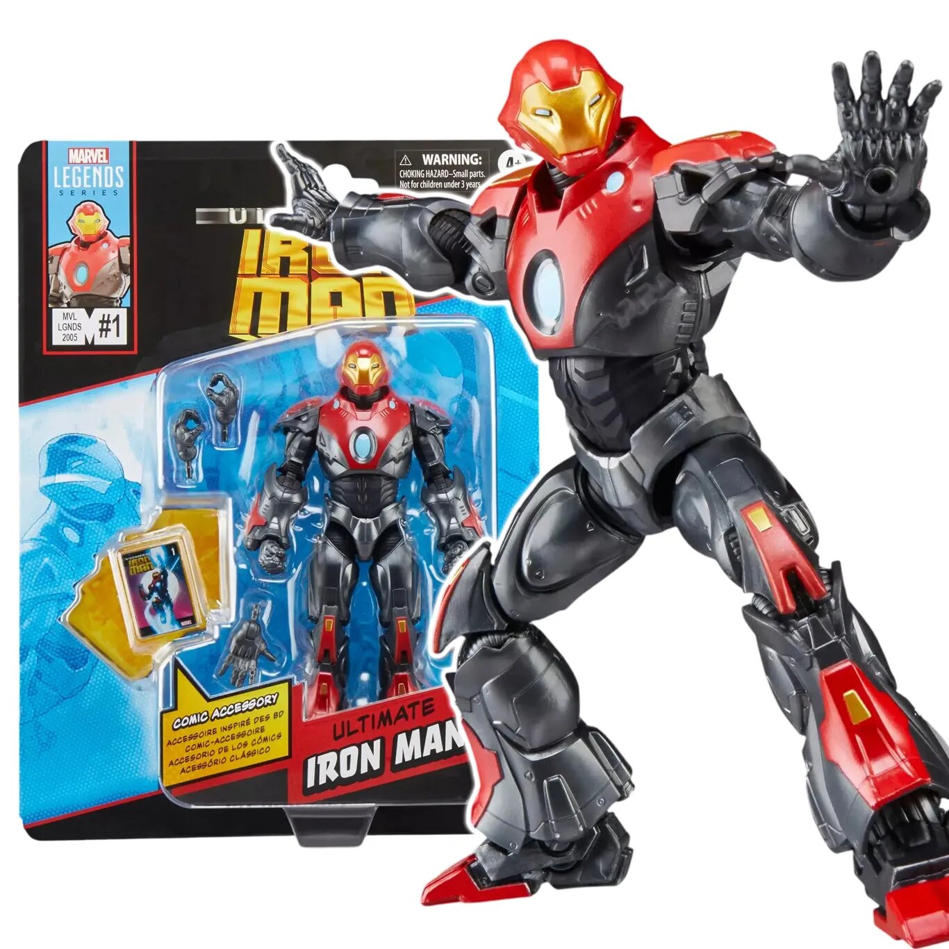 Фигурка Железный Человек Алтимейт «Marvel Legends Mini Comics» от Hasbro, коллекционная
