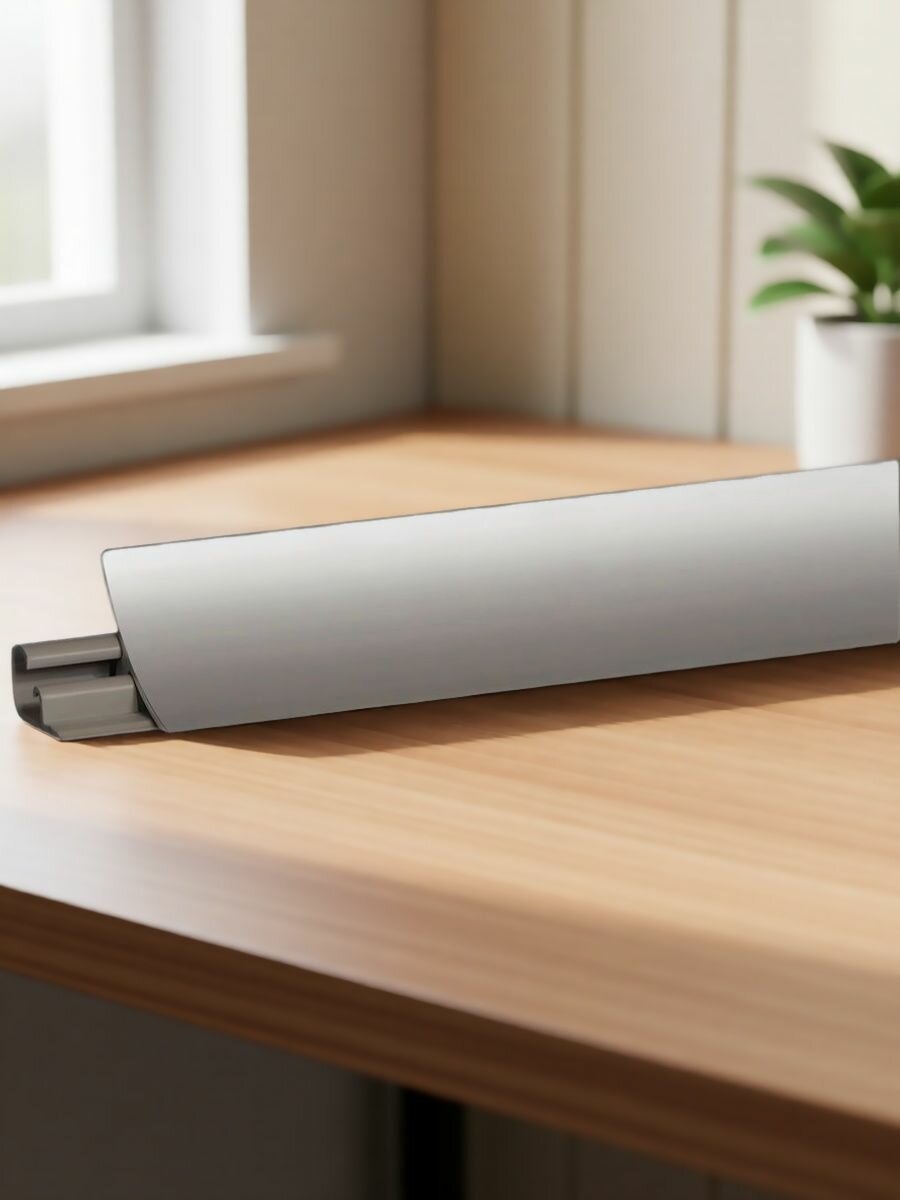 Плинтус для столешницы Алюминиевый Korner LB23 23х23x3000мм Алюминий матовый