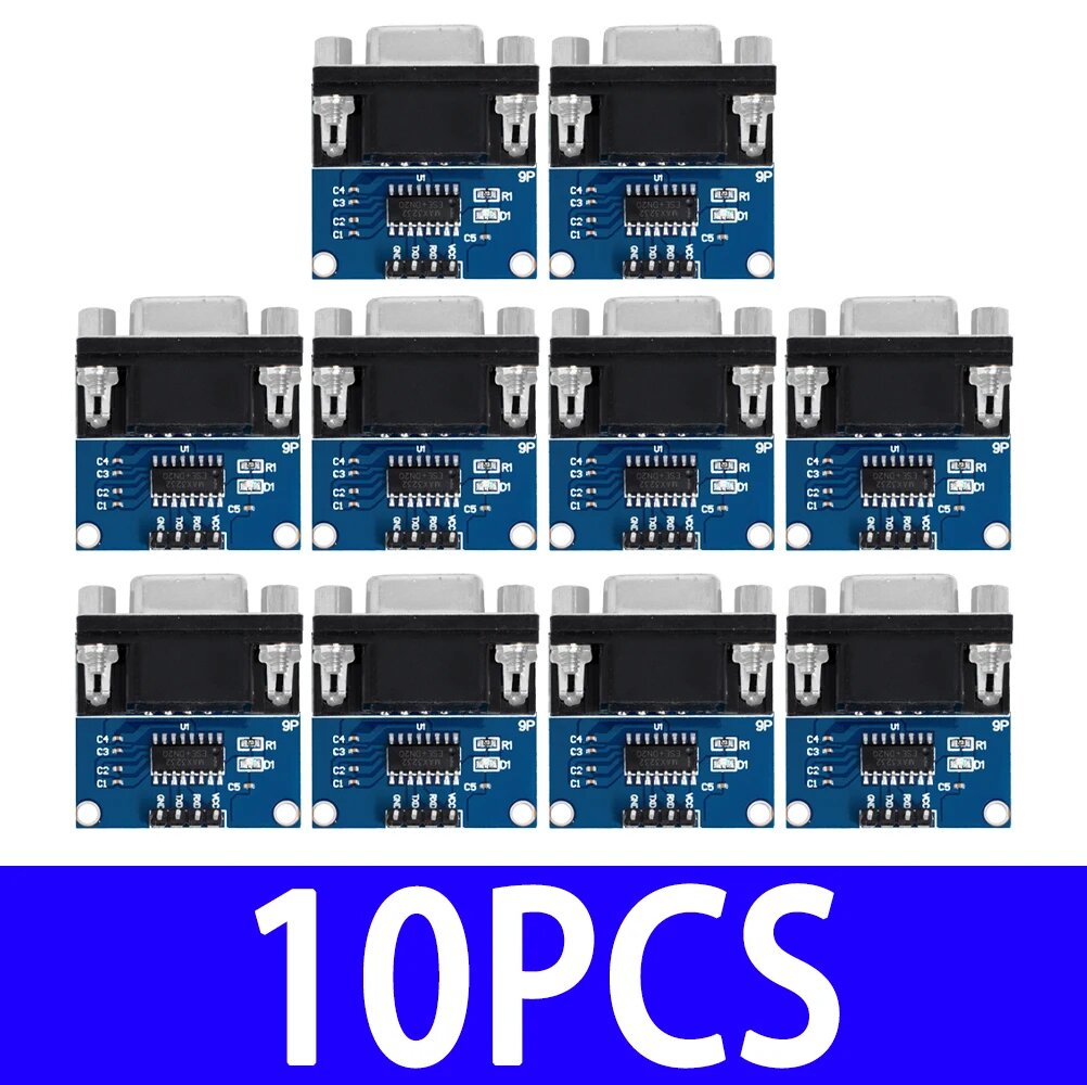 Модуль преобразователя RS232 в TTL MAX3232 baishundianzi 10pcs
