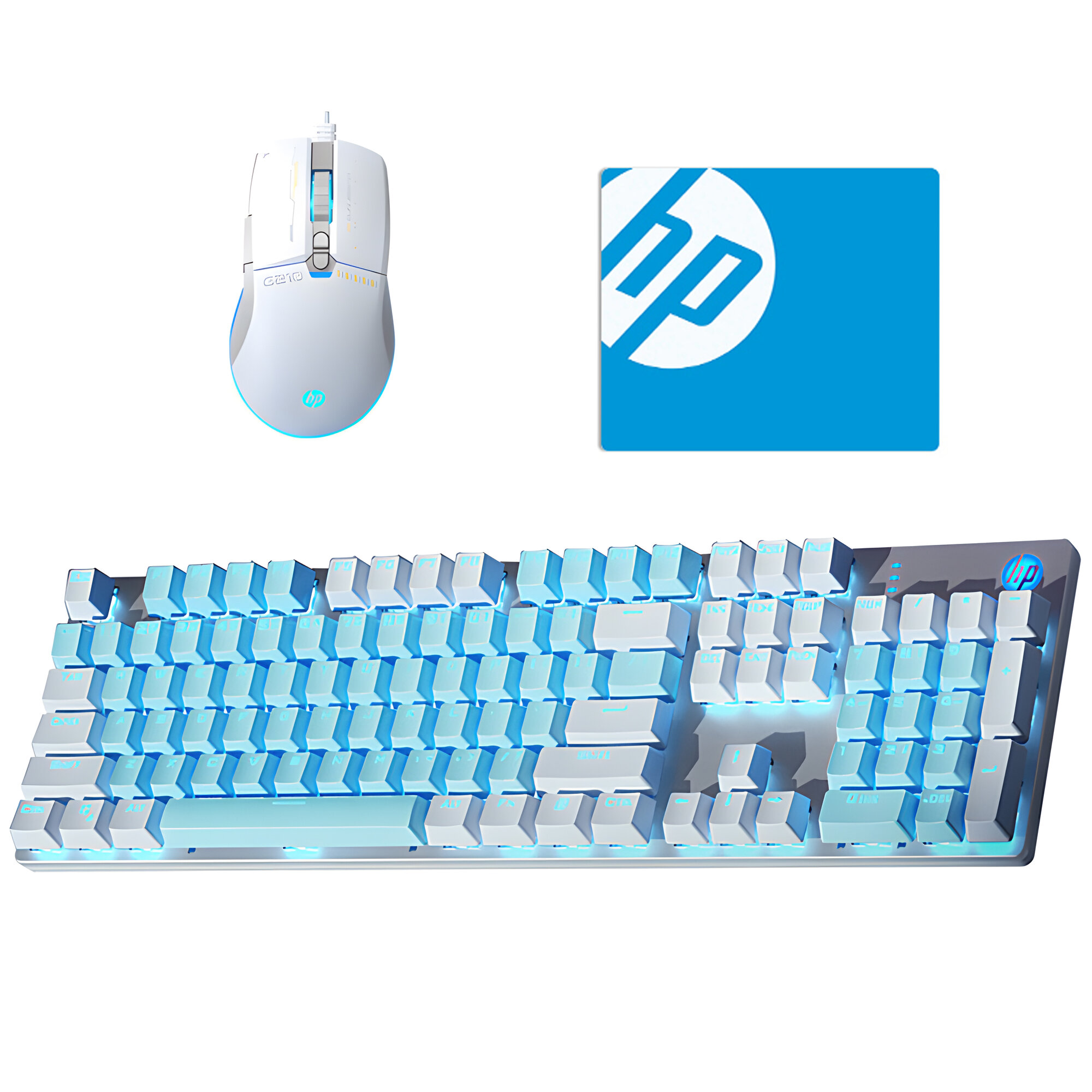 Клавиатура унисекс HP 5983539, USB-проводная, полноразмерная, русская раскладка