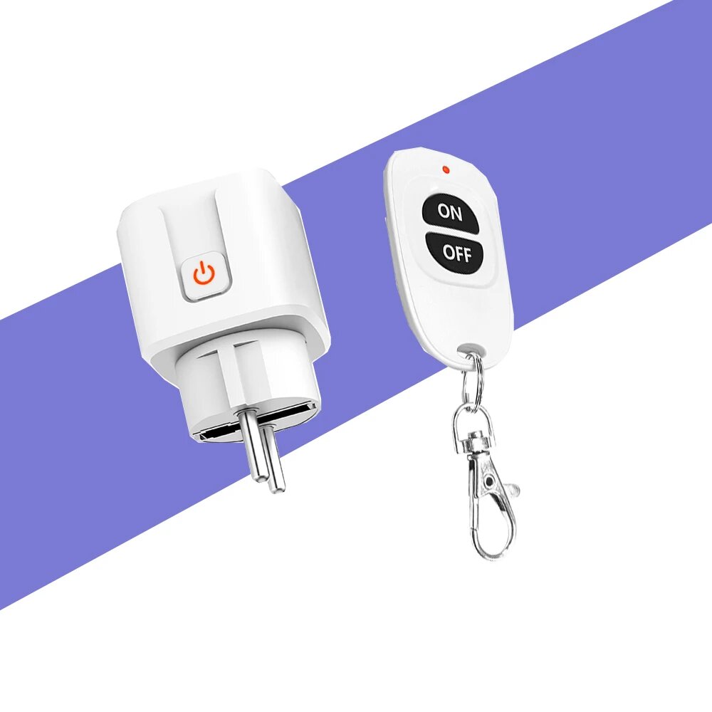 Беспроводной переключатель EUNNACO RF433 16A, Цвет: 1SOCKET 1ONOFF