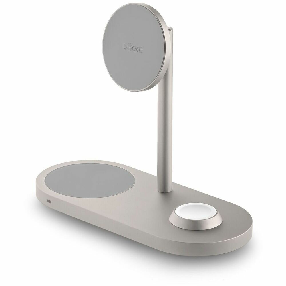 Беспроводная зарядная панель 3 в 1 Для IPhone, Apple Watch, Airpods uBear Stage Pro 30W Titan