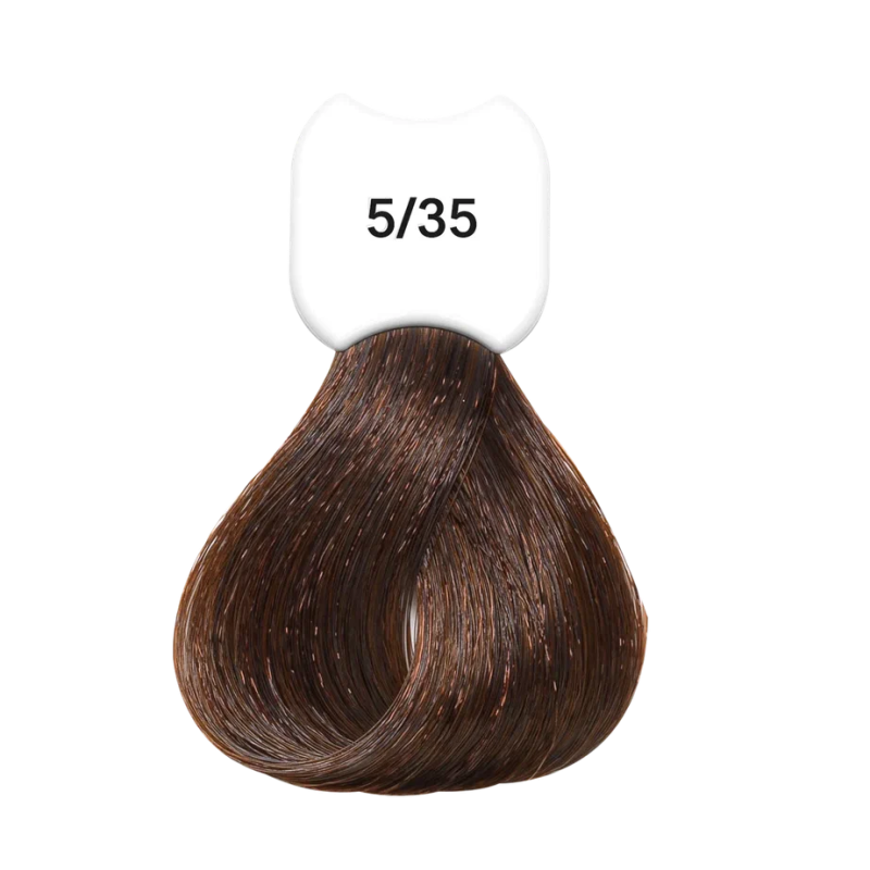 Kydra Le Salon Стойкая крем-краска для волос Kydra Creme KC00535, 5/35, Chatain clair dore acajou, 60 мл, Золотистые/Медные оттенки