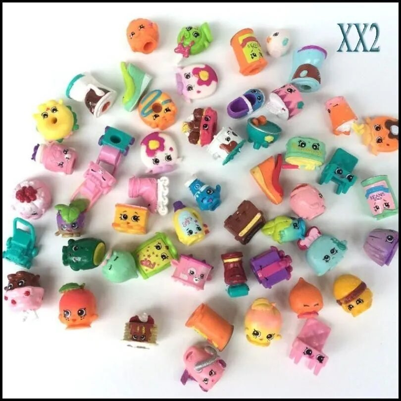 Шопкинс Серия миниатюрных фигурок Фруктовая модель Детских игрушек 100PCS-XX2
