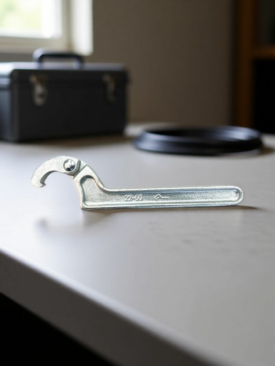 Ключ для кольцевых гаек шарнирный 22-60мм.