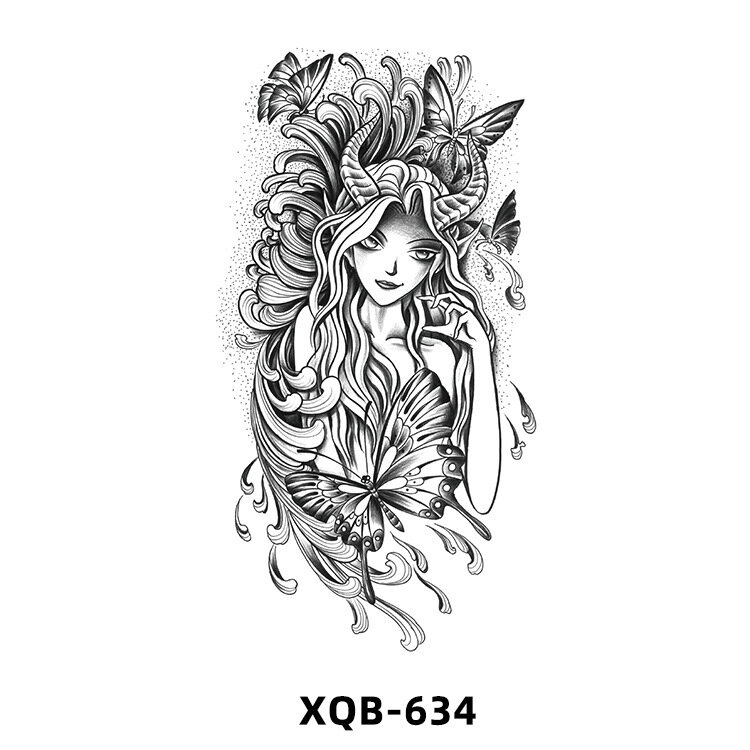 Небольшие наклейки-татуировки на всю руку, большие сексуальные наклейки-татуировки с цветочным рисунком для мужчин и женщин, водостойкие наклейки-татуировки, наклейки-татуировки на всю руку.
