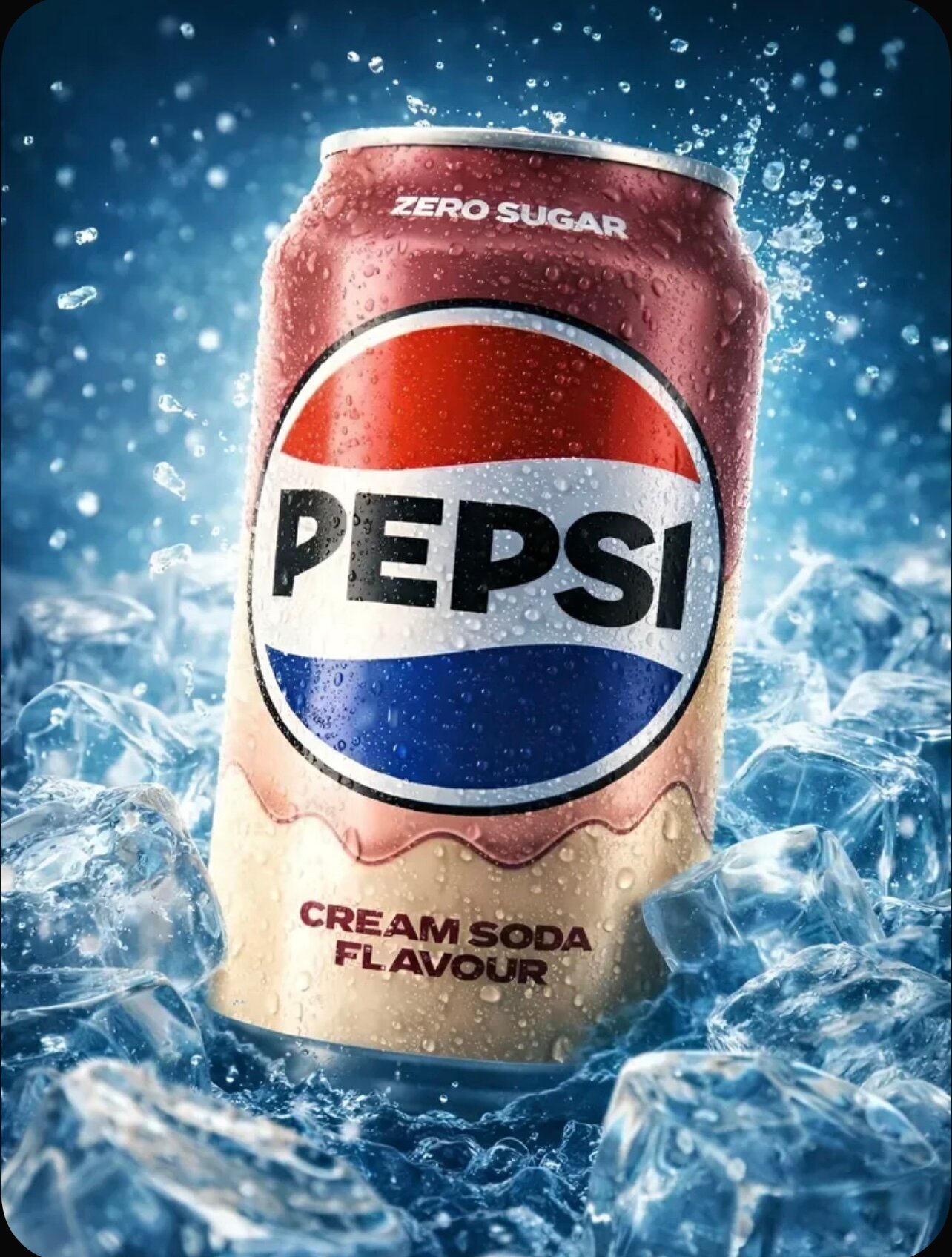 Газированный напиток Pepsi Cream Soda FLAVOUR ZERO SUGAR, 330 мл х 1шт.