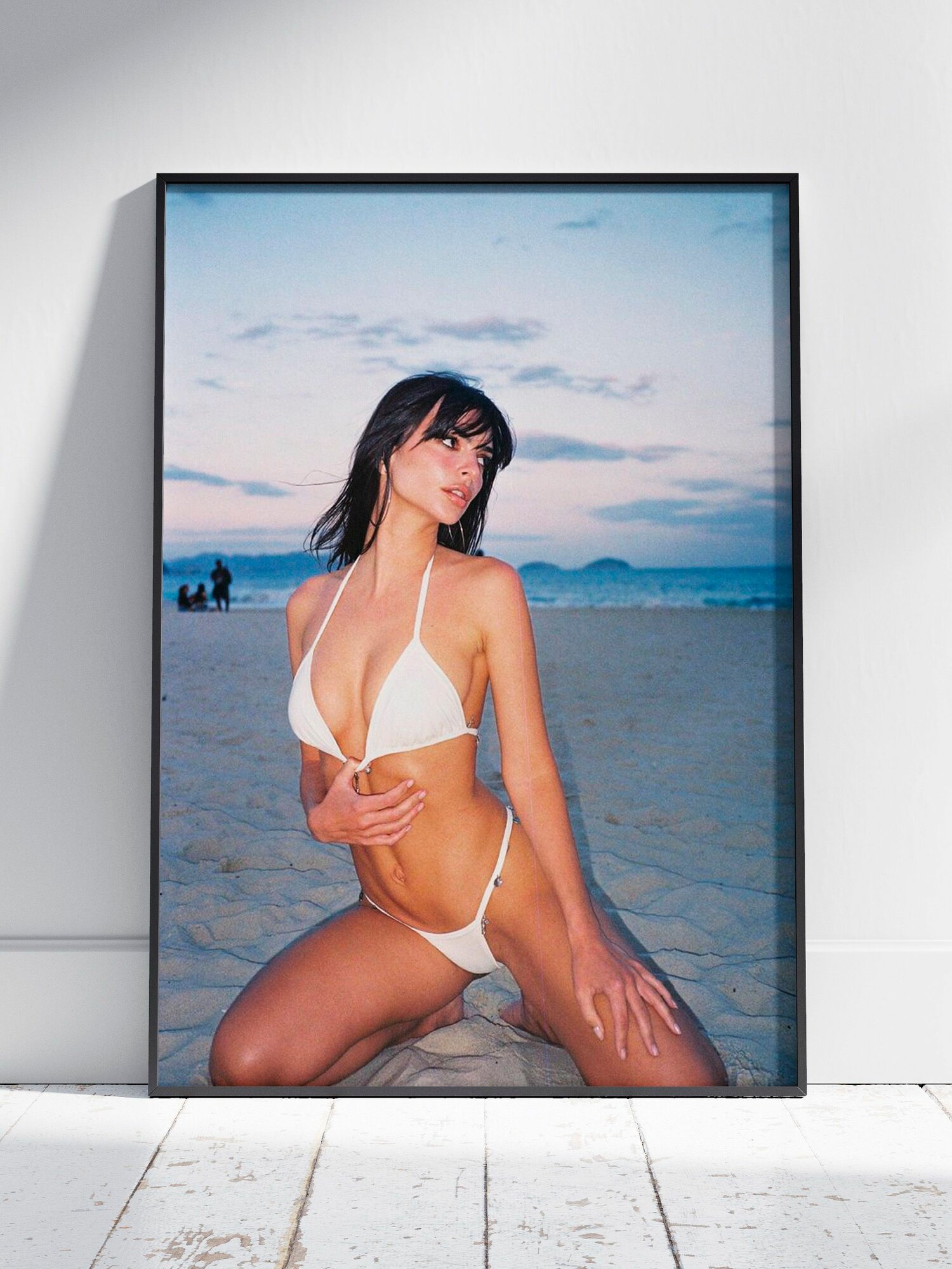 Плакат на стену для интерьера Эмили Ратаковски (Emily Ratajkowski 50) - Постер по модели, бренду и моде формата A4 (21x30 см)