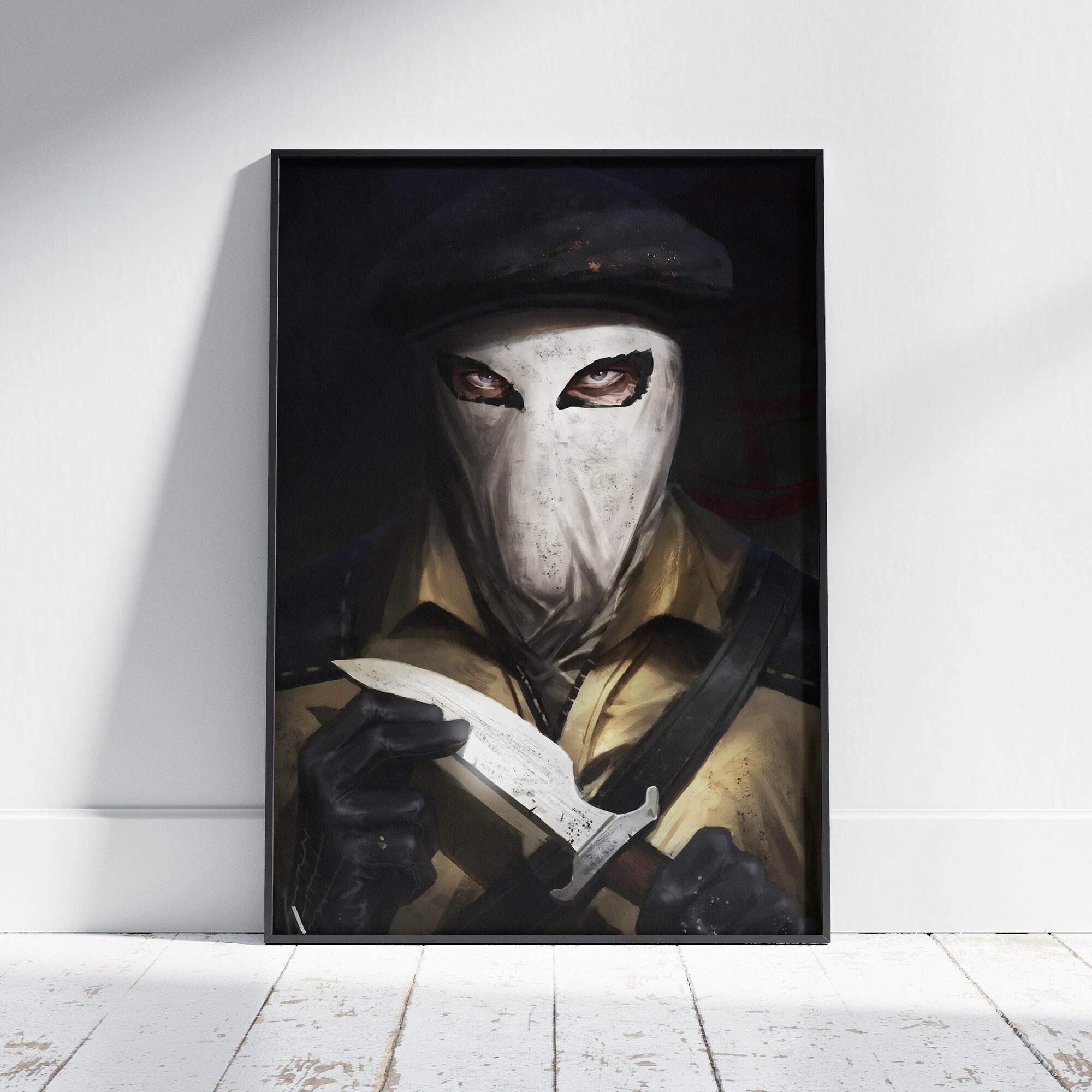 Плакат на стену для интерьера Контр Страйк (Террорист 1) - Постер по игре формата А4 (21x30 см)
