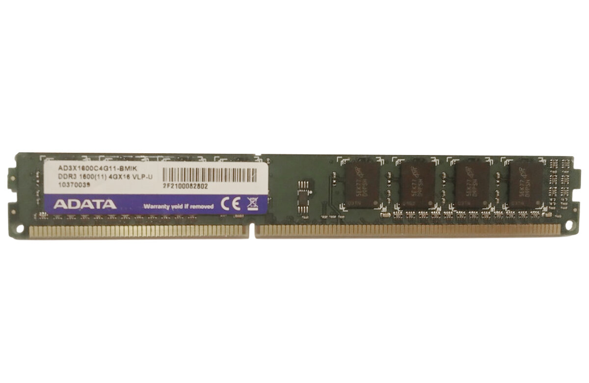Оперативная память ADATA AD3X1600C4G11-BMIK DDRIII 4Gb