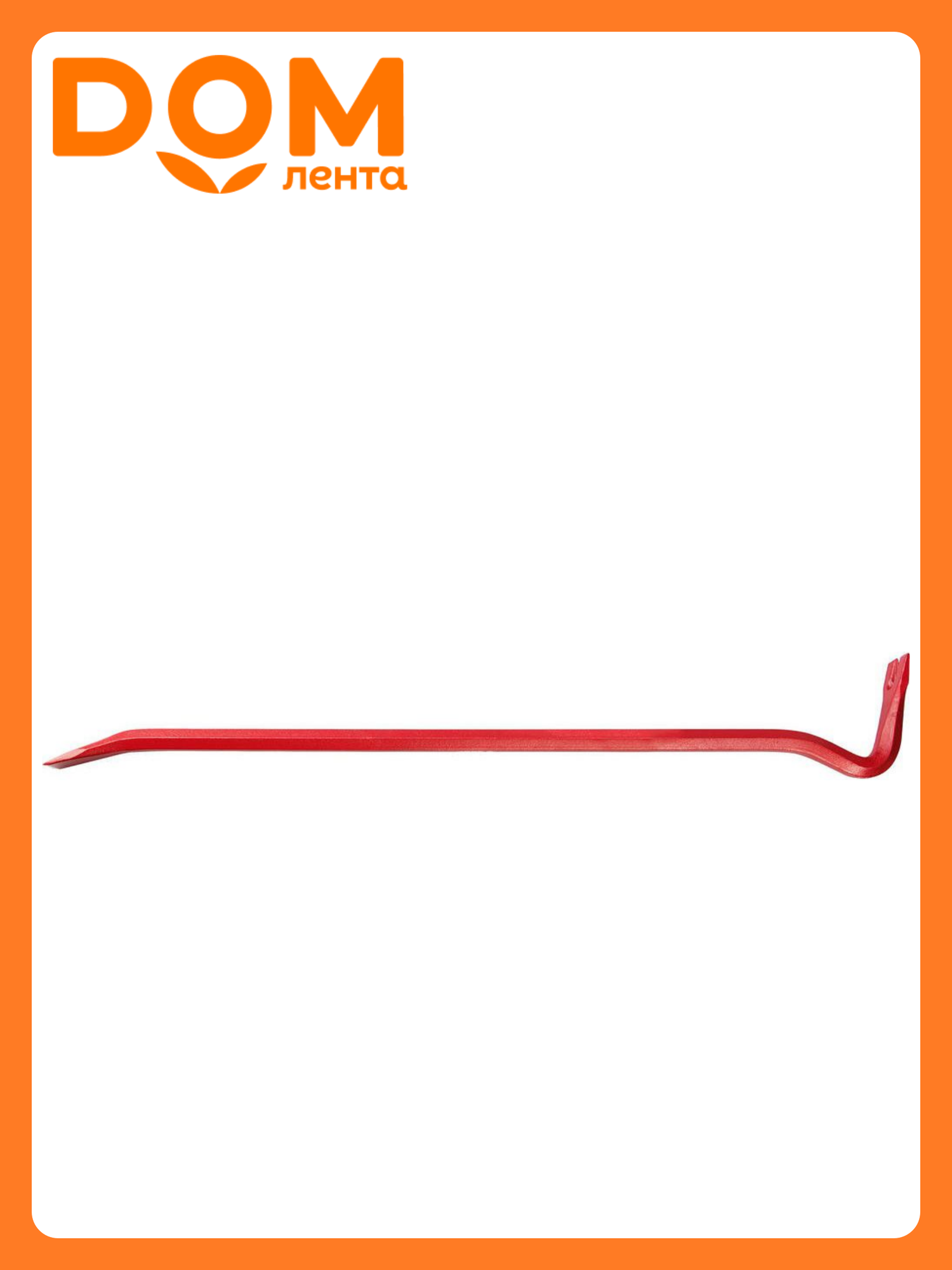 Лом-гвоздодер ЗУБР, сталь 65Mn, кованый, шестигранный профиль, 60 см