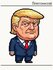 Термонаклейка для одежды и аксессуаров DTF-печать Трамп