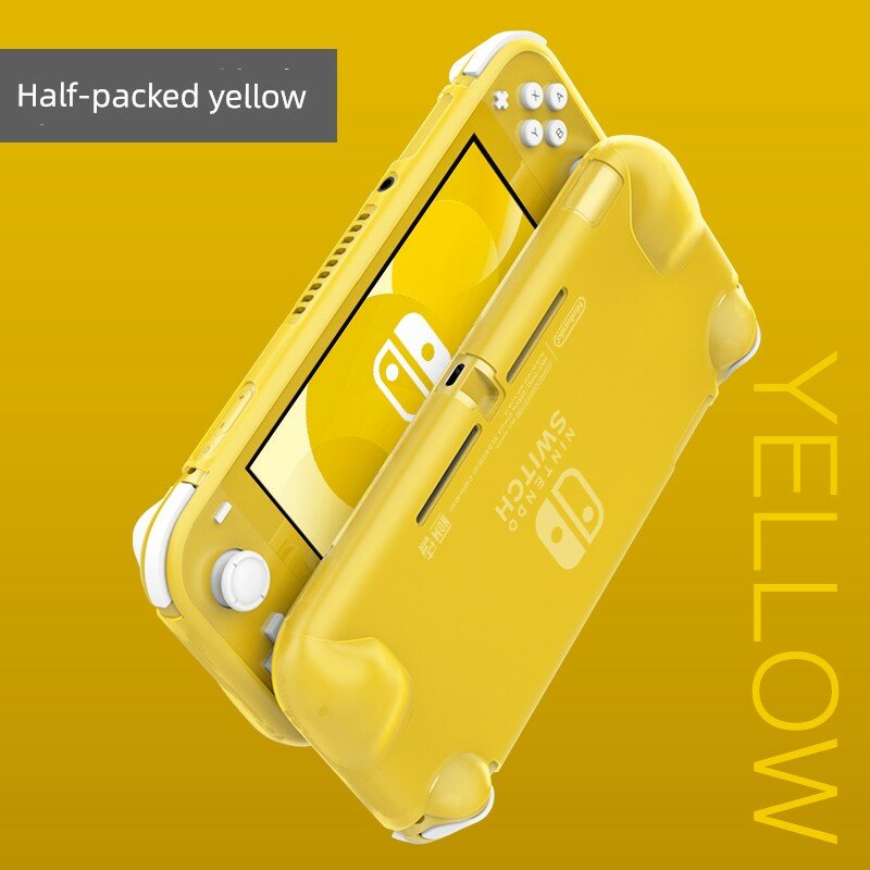 Полузащита TPU прозрачный силиконовый чехол для Nintendo Switch Lite - Желтый, мягкий, гибкий, устойчивый к царапинам