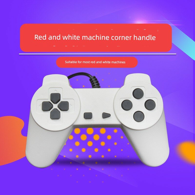Подключаемый контроллер FC NES с 9-отверстиями для пальца, совместимый с Nintendo Entertainment System и классическими