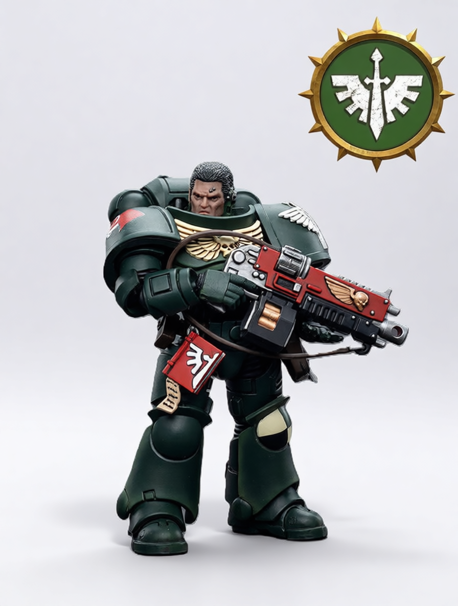 Brother Asharr Intercessors Dark Angels фигурка JOYTOY Warhammer 40k
