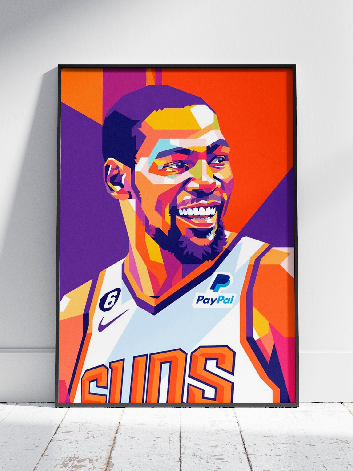 Плакат на стену для интерьера Легенды Баскетбола (Кевин Дюрант - Kevin Durant 4) - Постер по спорту и физической активности формата A4 (21x30 см)