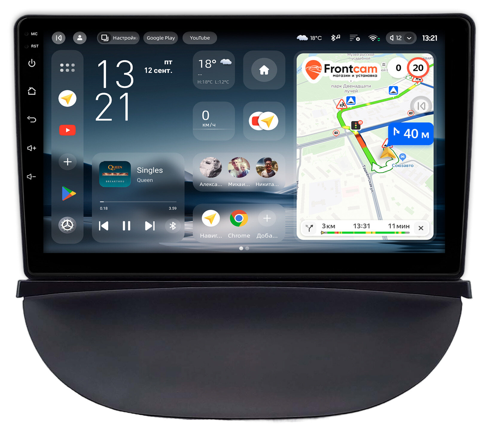 Штатная магнитола Renault Symbol 2 2008-2012 Teyes CC4L 6/64 9" RM-9-2276 Android 14 with DTS® Audio (4G-SIM, DSP IPS, AI)
