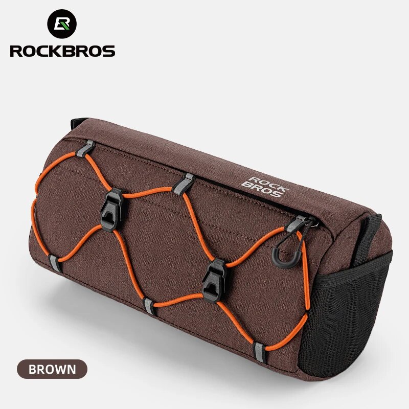 ROCKBROS Велосипедная сумка-труба, W012-3, коричневая