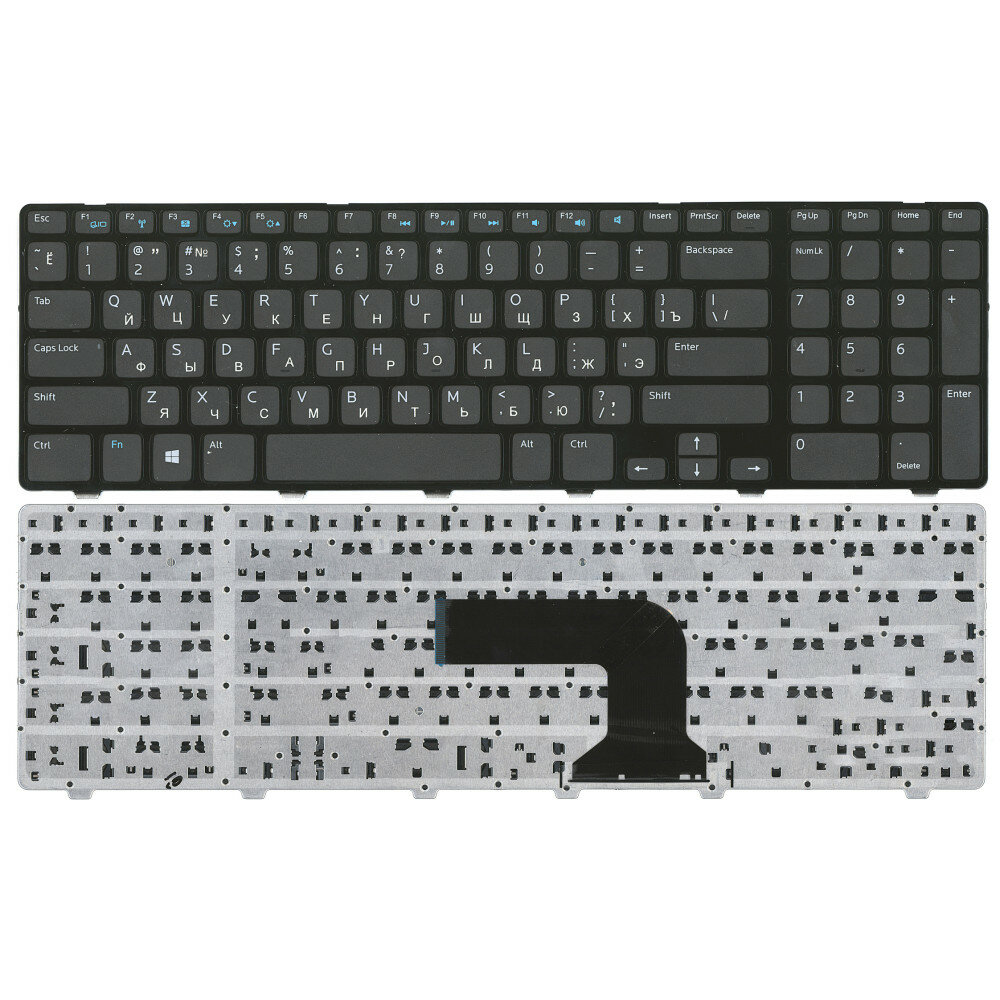 Клавиатура для ноутбука Dell Inspiron 3721, 5721, 5737 (PK130T33A00) черная