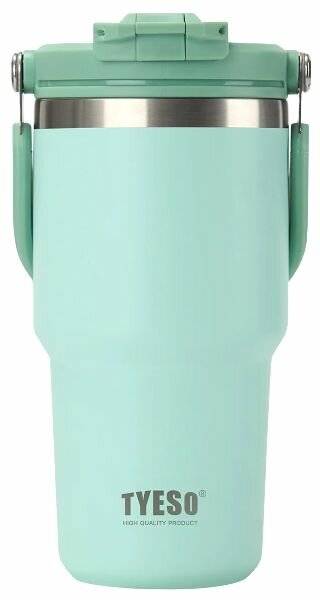 Термос чашка Кофейная Портативая TYESO TS-01-01022-204 600ml Green