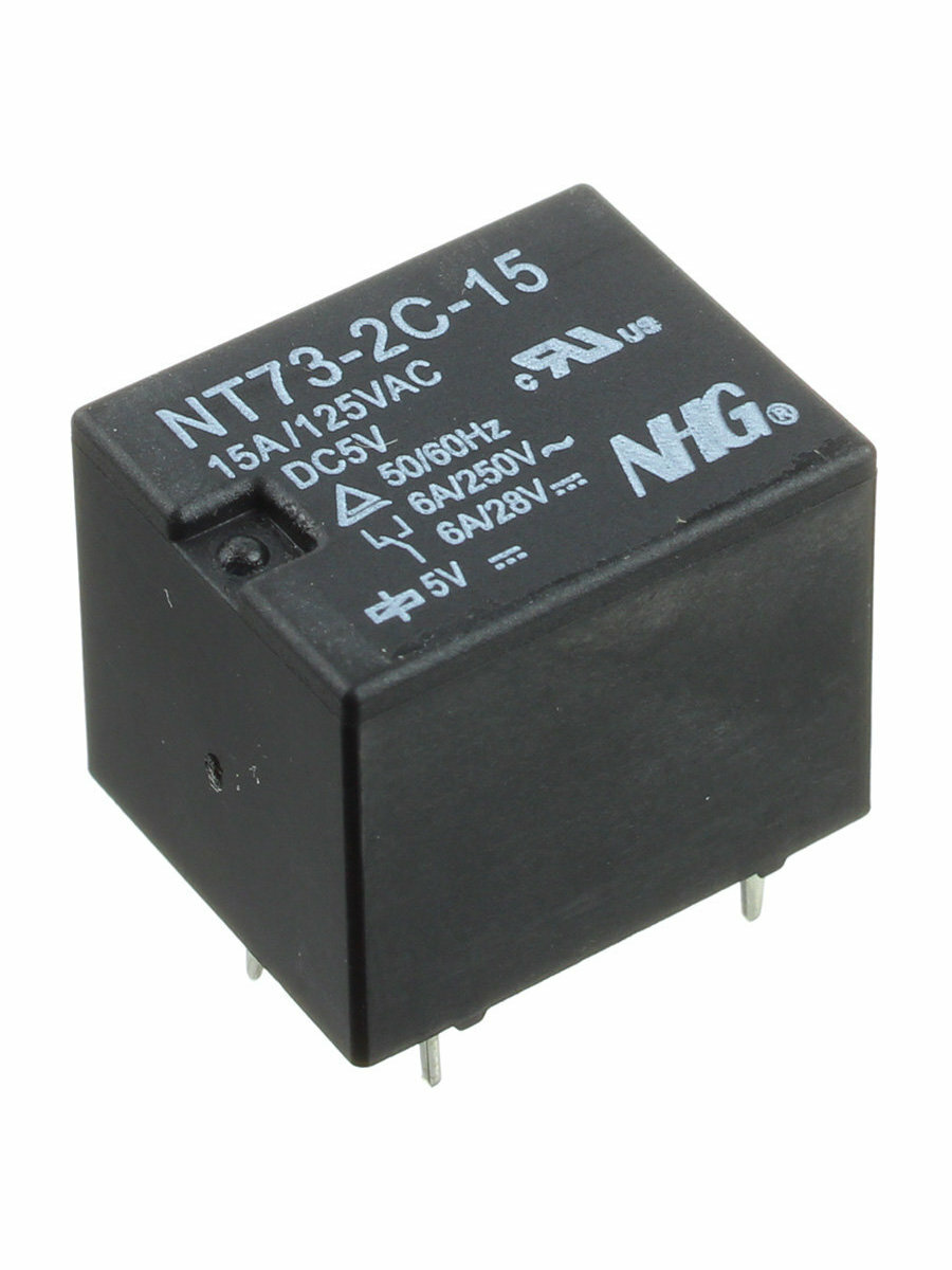 Реле 5В, 1 группа 6А 250VAC Forward NT73-2-C-15-DC5V-0.36 SPDT 1C