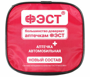 Аптечка автомобильная (Приказ МЗ РФ №260н 24.05.2024 г) мягкий футляр премиум ФЭСТ