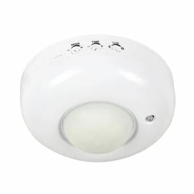 Датчик движения IN HOME инфракрасный ДД 020B 800Вт 360 гр.6м IP33 белый 4690612033860