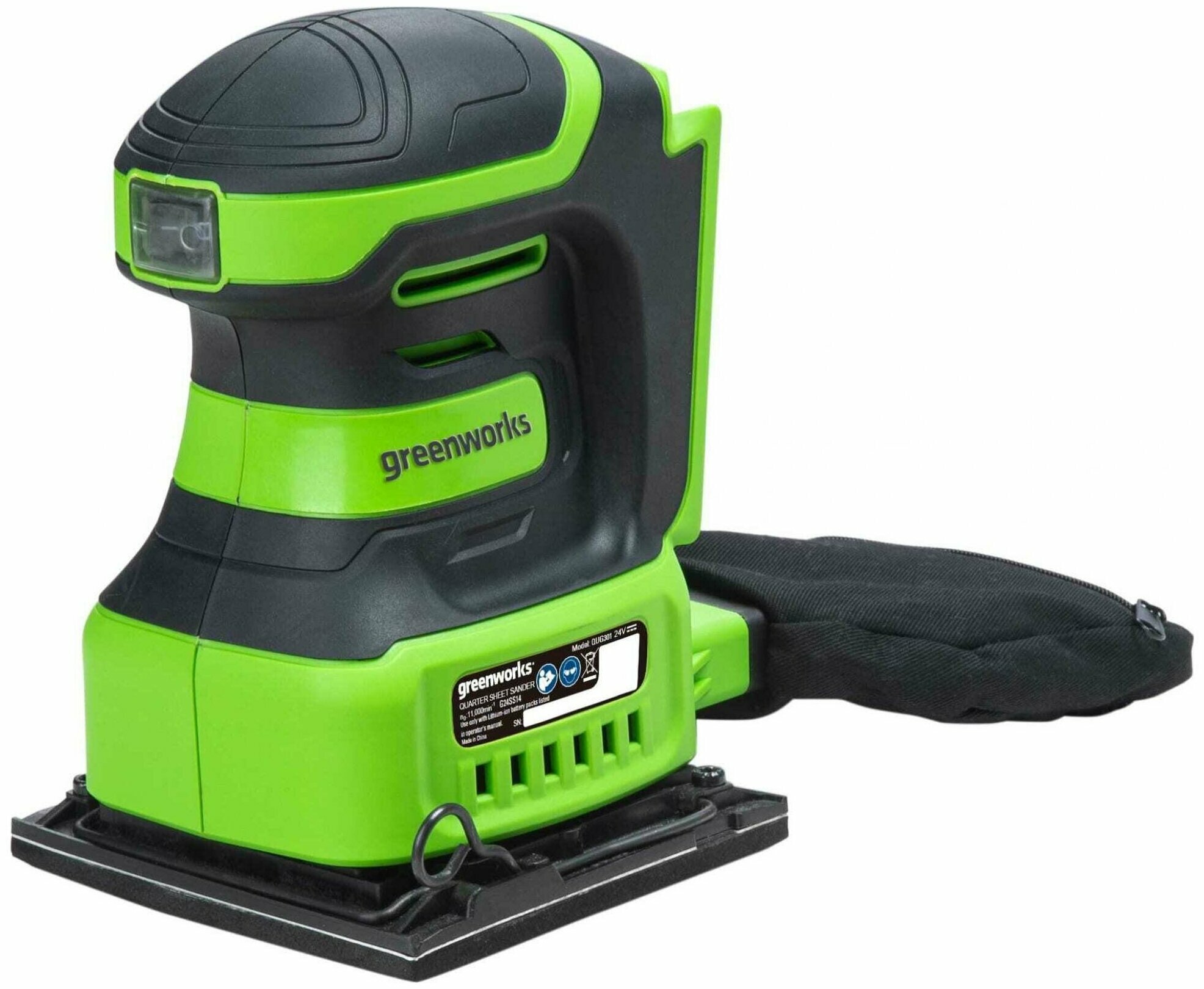 Машина плоскошлифовальная GreenWorks G24SS14 3100507