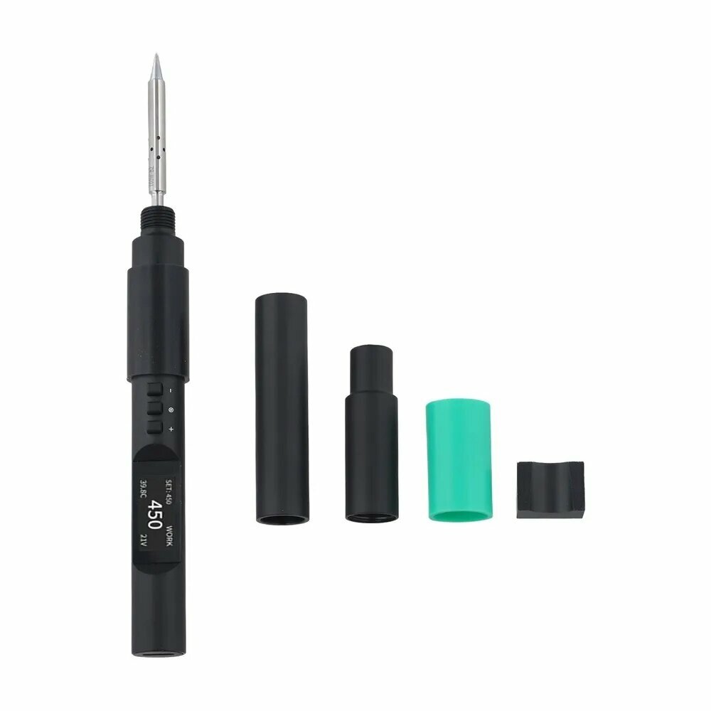 Умная паяльная станция TS101/PTS200 с цифровым OLED-дисплеем 0,96 дюйма, 121 Вт, алюминиевый корпус, для T12 и PINE64