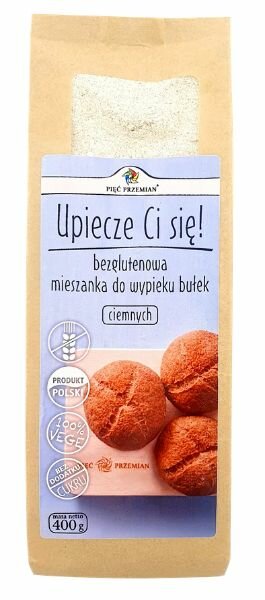 Безглютеновая смесь для темных булочек Piec Przemian 2 шт x 400 г