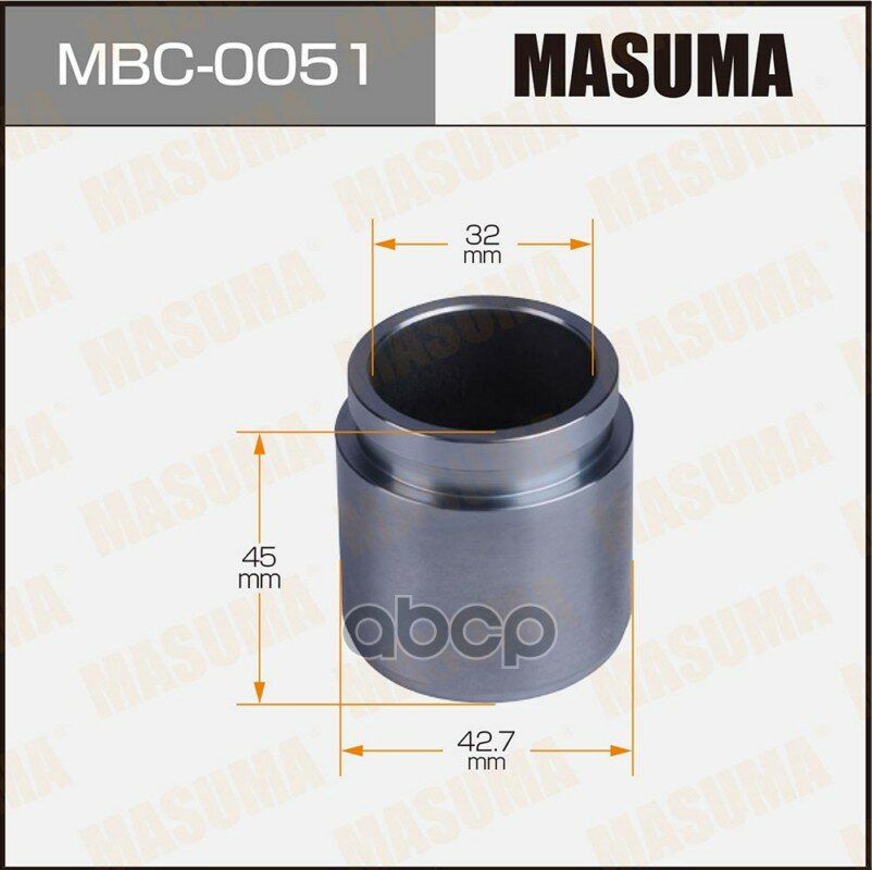 Поршень суппорта тормозного заднего Masuma арт. MBC0051