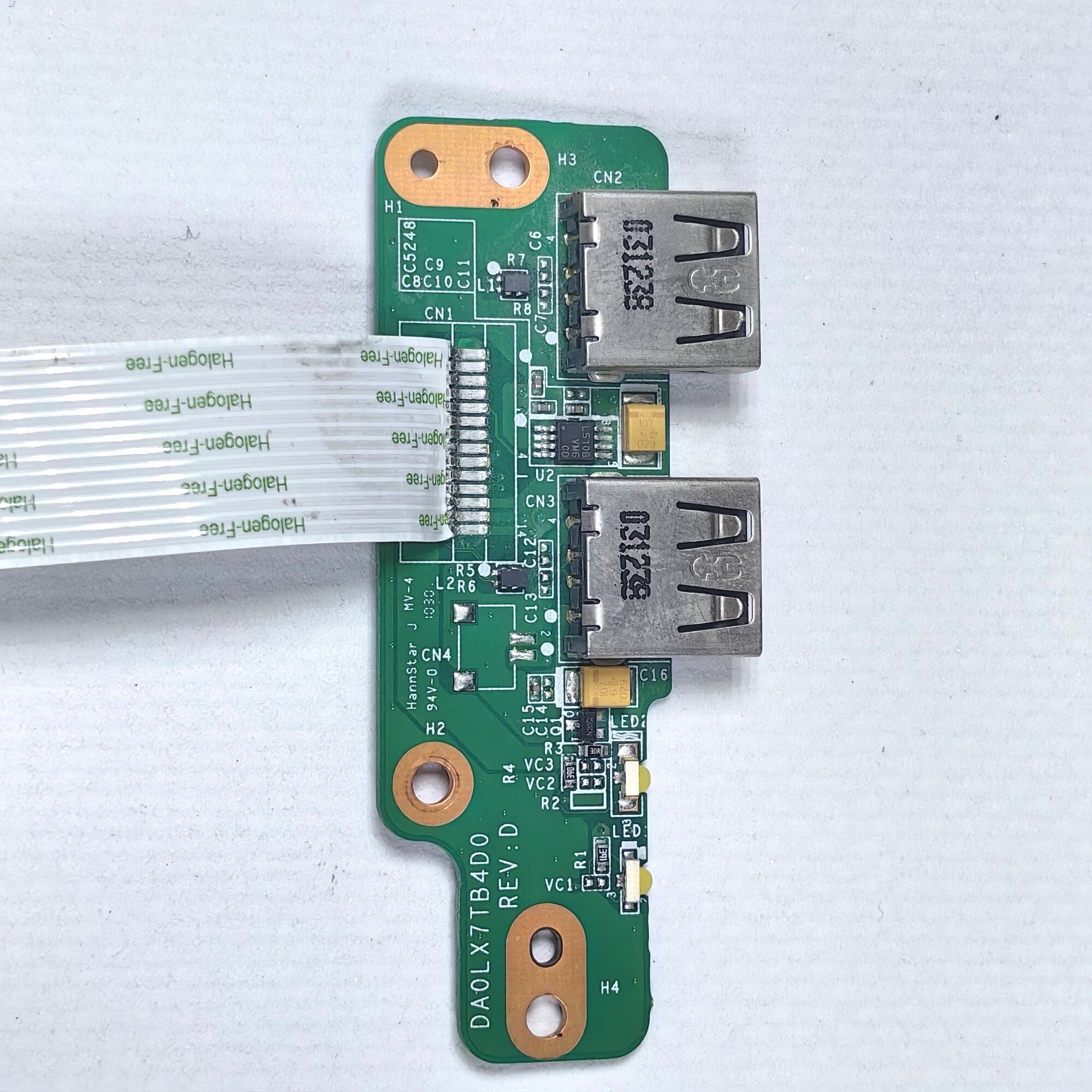 Плата USB ноутбука HP Pavilion DV7-4000 DV7-5000 DA0LX7TB4D0