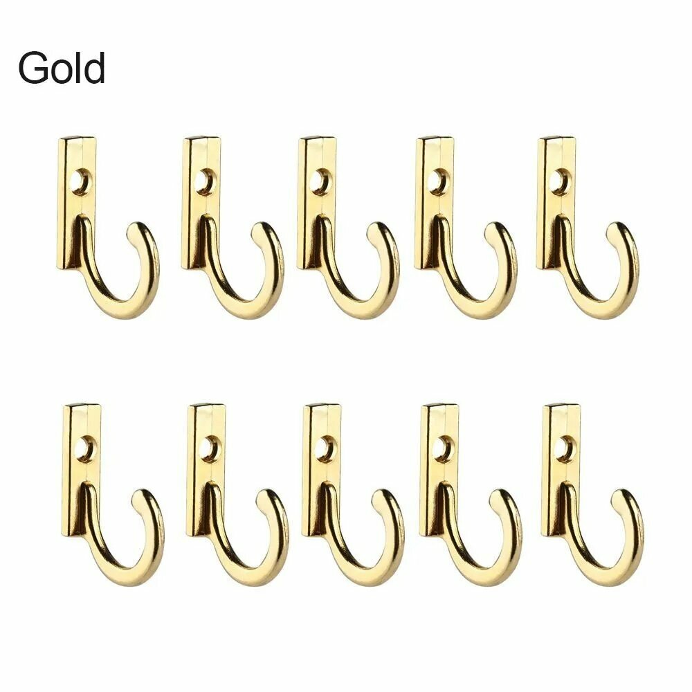 10 Pcs Металлические антикварные крючки