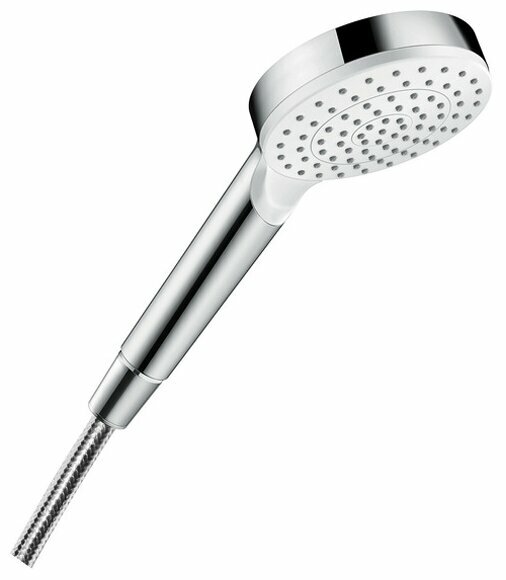 Ручной душ Hansgrohe Crometta 100 1jet EcoSmart 26333400 белый/хром