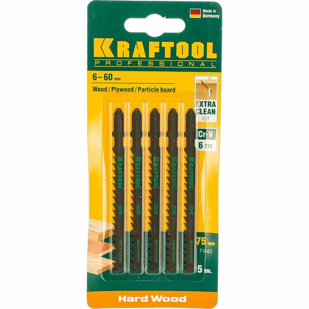 Пилка по дереву 5 шт. для электролобзика Kraftool 159521-4-S5