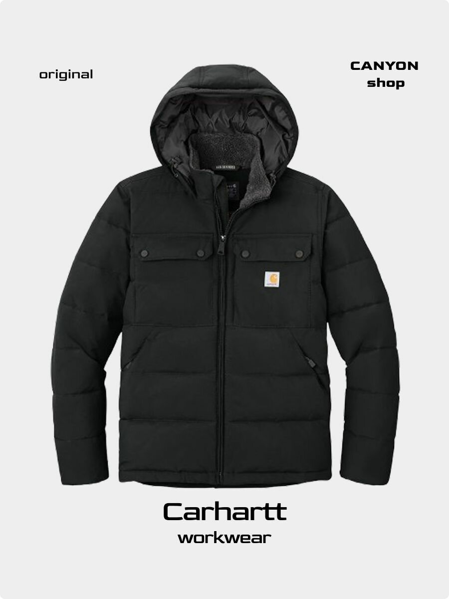 Зимняя куртка Carhartt Montana Loose Fit Black