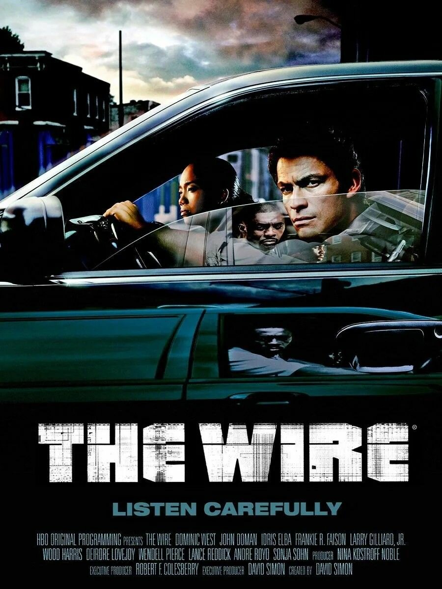 Постер для интерьера на стену (40х50 см). Сериал "Прослушка" (The Wire) Макналти