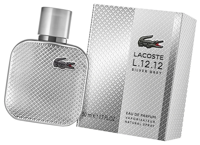 Lacoste L 12 12 Silver Grey парфюмерная вода мужская 50 мл - Лакост Л 12.12 Сильвер Грей