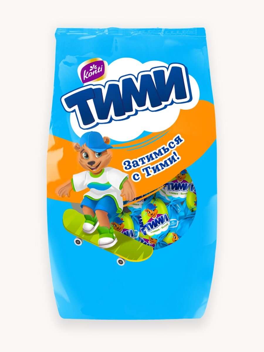 Конфеты суфлейные Тими сливки-банан, 1000г