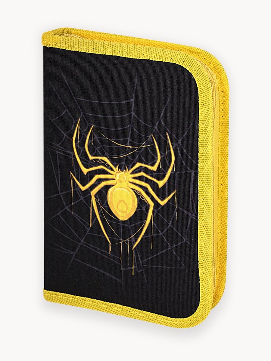 Пенал школьный с наполнением для ручек, карандашей для мальчика / подростка Brauberg 1 отделение, откидная планка, 24 предмета, 21х14 см, 271526