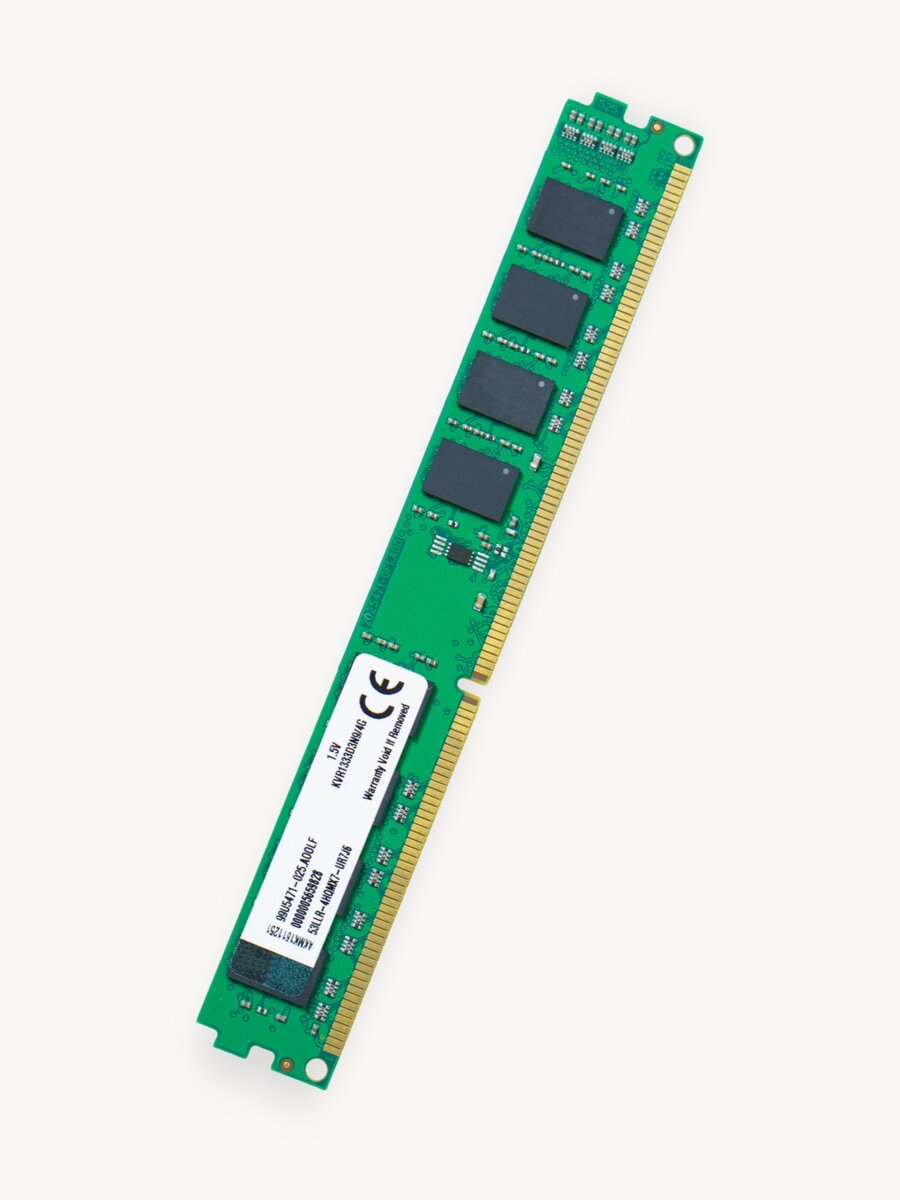 Модуль памяти Kingston KVR1333D3N9/4G, DIMM DDR3, 4ГБ, 1333МГц, PC3-10600, CL9 9-9-9-24