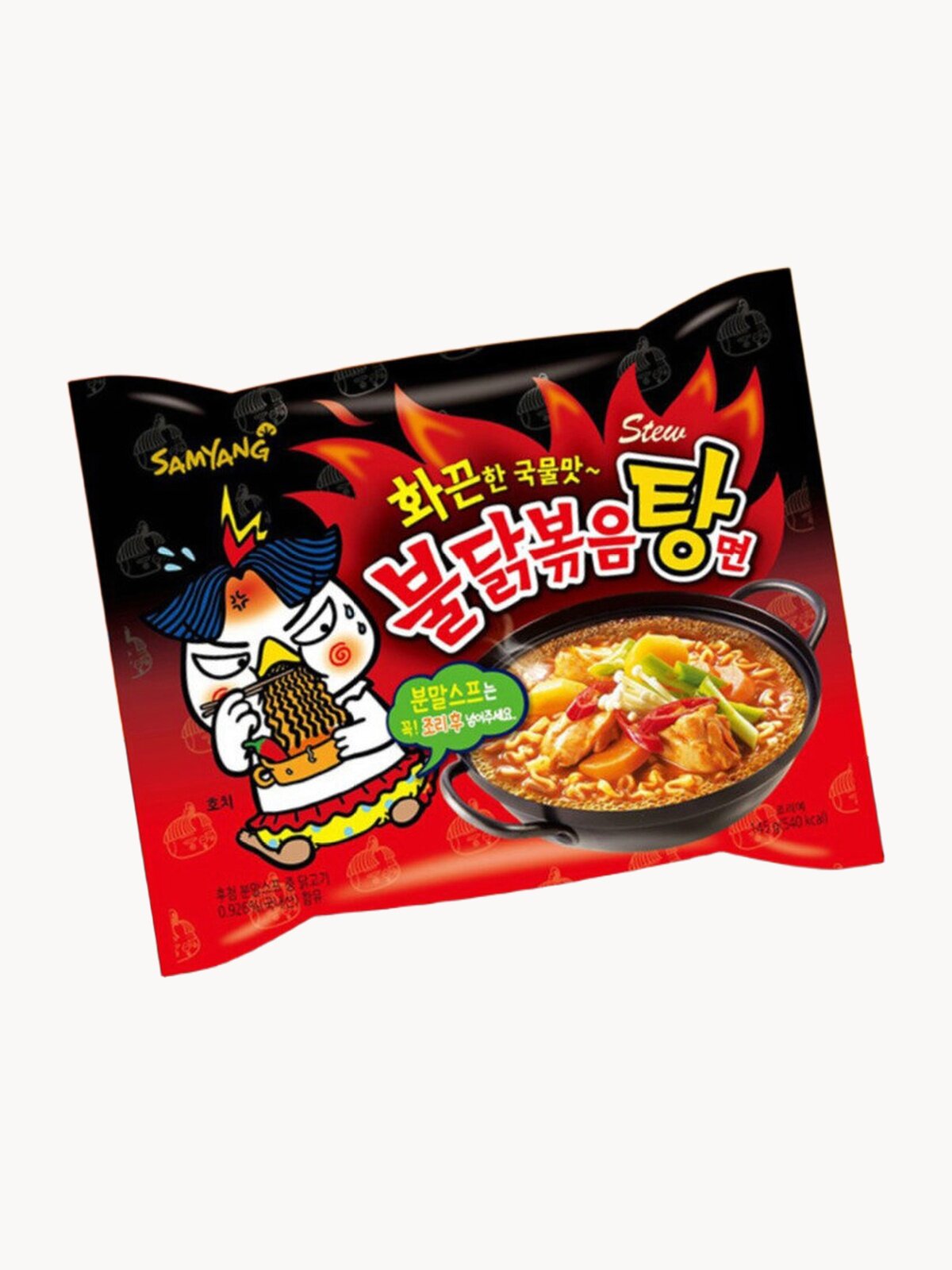 Лапша быстрого приготовления Samyang острый рамен с курицей 145 г, Южная Корея