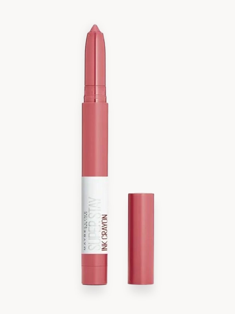 Maybelline New York Superstay Ink Crayon Суперстойкая помада-стик для губ оттенок 25 stay exceptional