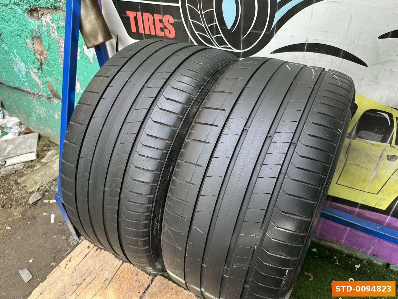 Комплект (2 шт) летних БУ шин Pirelli P Zero PZ4 315/40 R21 40% износ 8311544321