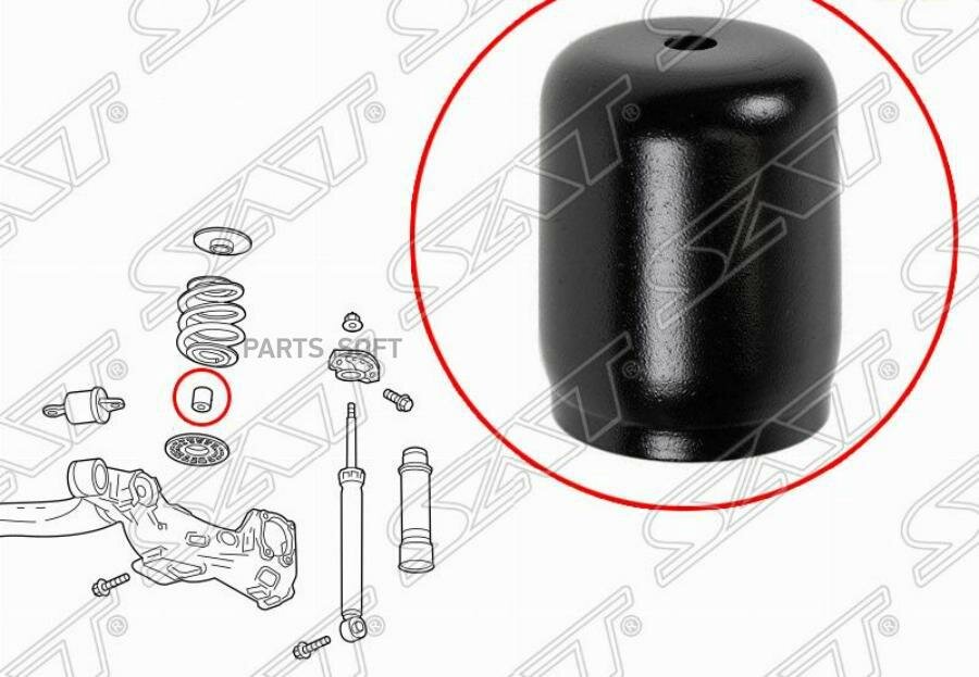 Отбойник Chevrolet Aveo 11-15 / Cruze 09-15 SAT ST-90538493 | цена за 1 шт