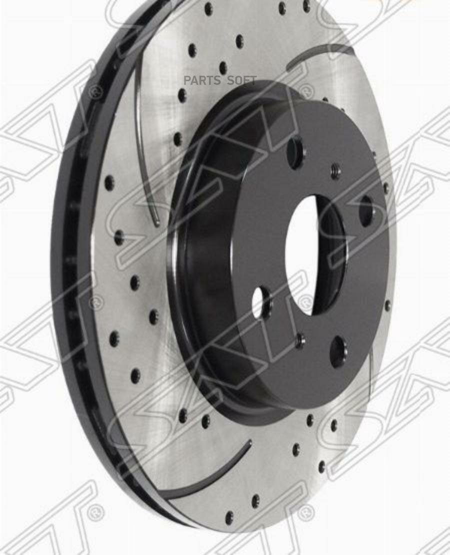 Диски тормозные(комплект 2шт) Toyota Corolla (E100, E110) 91-02 / Corolla Ceres 92-99 SAT ST-43512-12390PF | цена за 1 шт