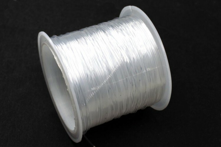 Мононить для бисера, толщина 0,60мм, длина 20м, цвет бесцветный, 1032-011, 1шт