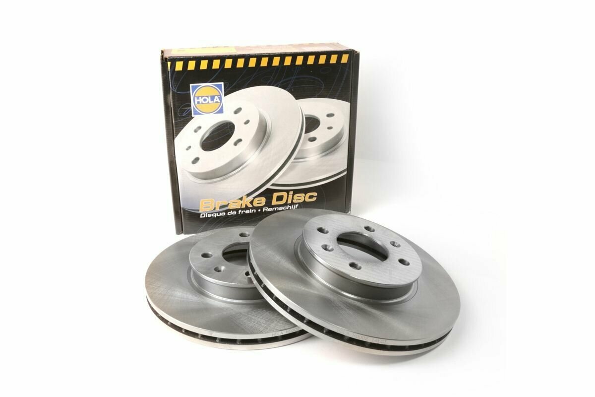 Тормозной диск вентилируемый HOLA HD002 для KIA Rio II, HYUNDAI Accent III, i20