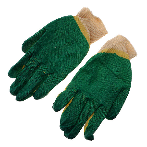 Перчатки трикотажные с полимерным покрытием 5 нитей класс 10 Экстра (12 шт. в комплекте)