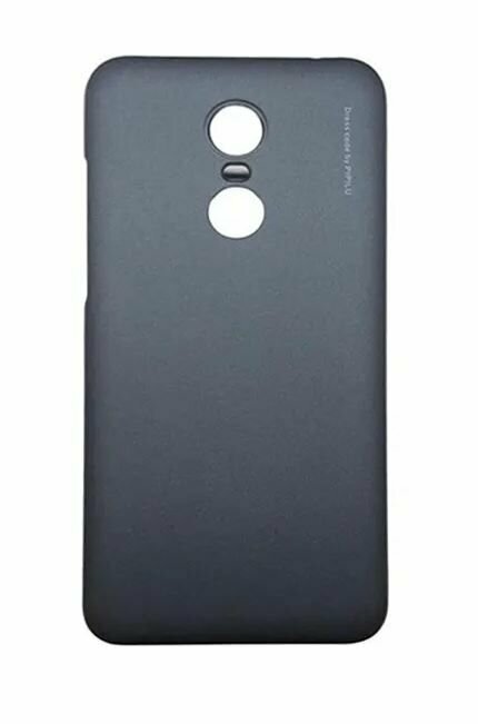 Чехол на Xiaomi Redmi 5 Plus, пластиковый серии Metallic, черный